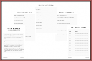 How To Create Your Ideal Morning Routine | FREE worksheet to download